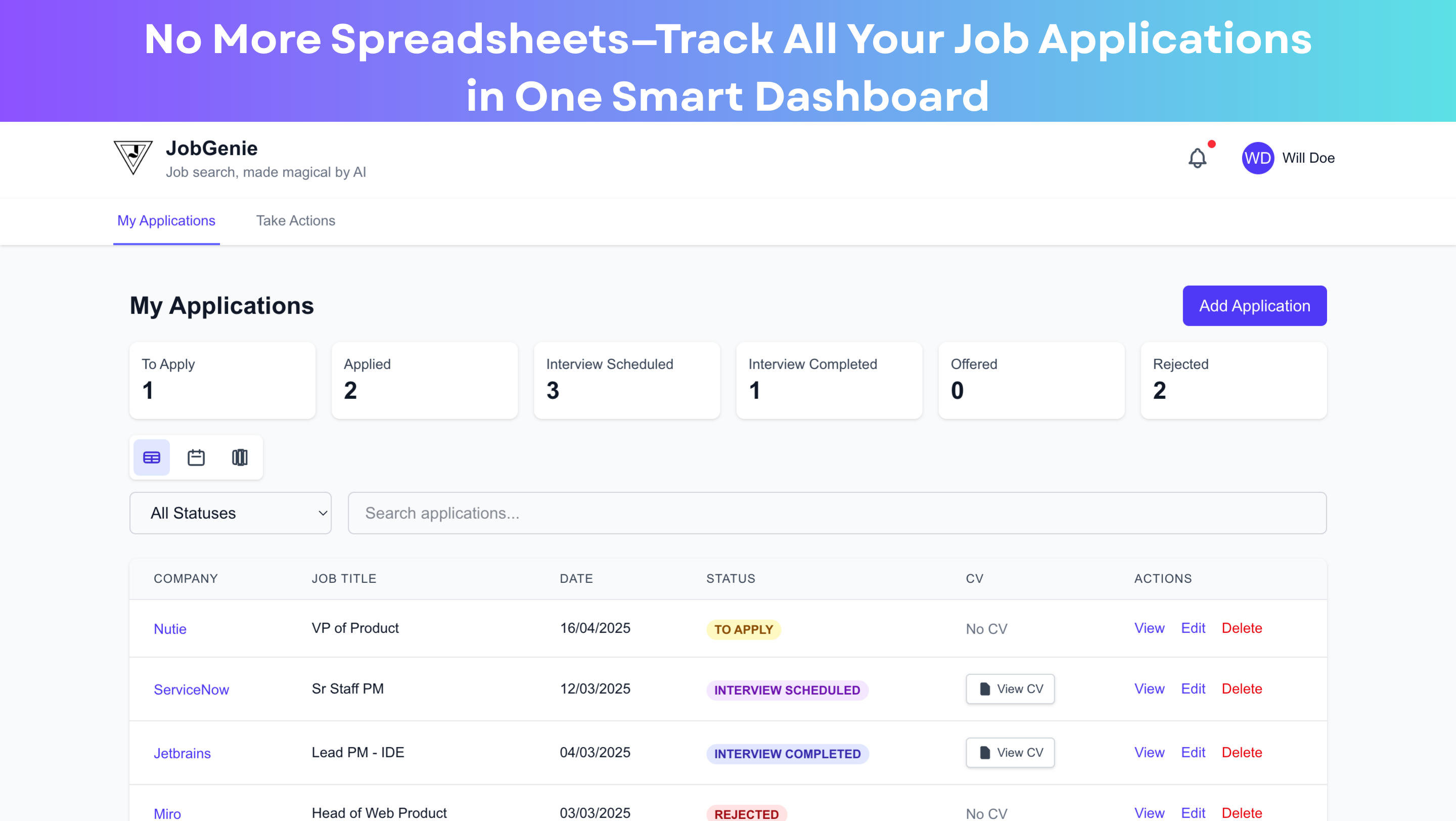 JobGenie - Job Search, made Magical by AI